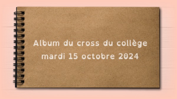 cross octobre 2024 | Genially