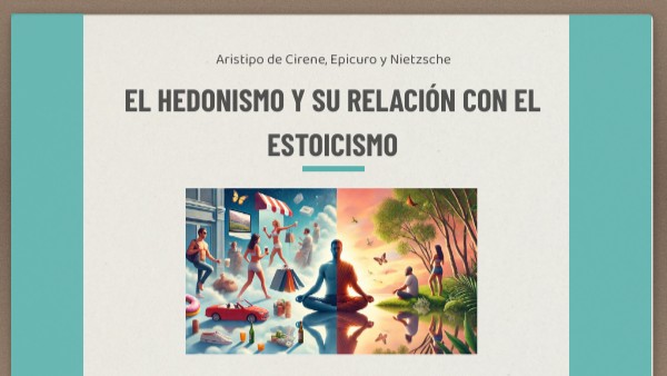 hedonismo y estoicismo