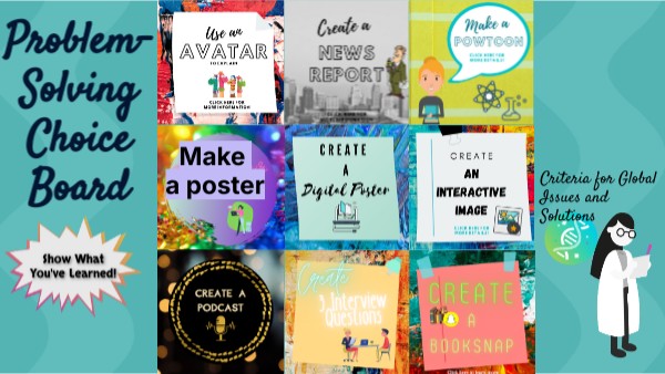 Problem Solving Choice Board (BIO) copy copy