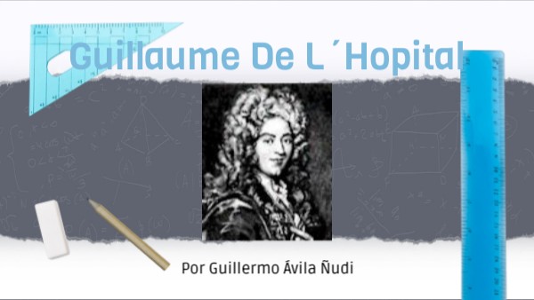 Guillaume De L´hopital