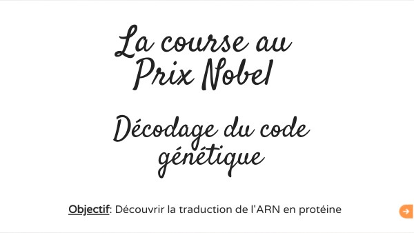 TP n°2: Décodage du code génétique | Genially