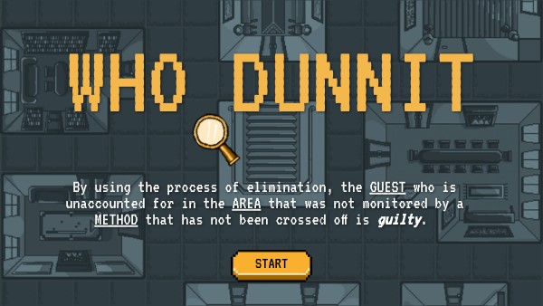 Clues deduction game