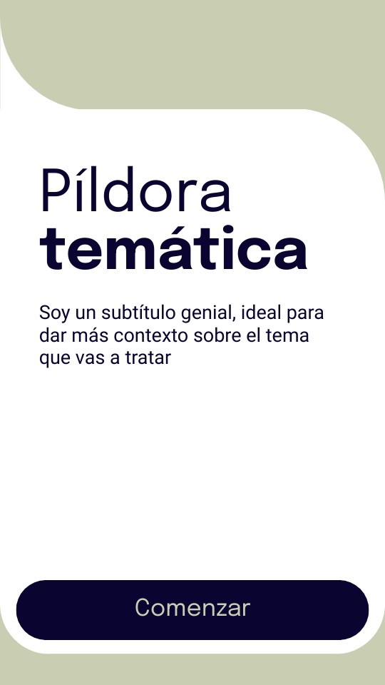 Píldora temática móvil