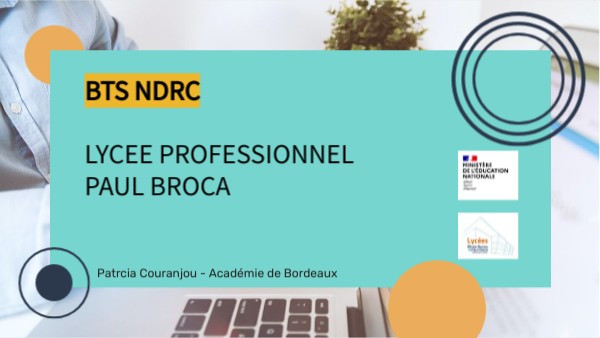 2024 2026 PROF BTS NDRC Présentation tuteur/ élève E4 | Genially