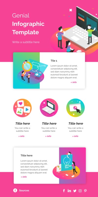 Vibrant Infographic | Genially