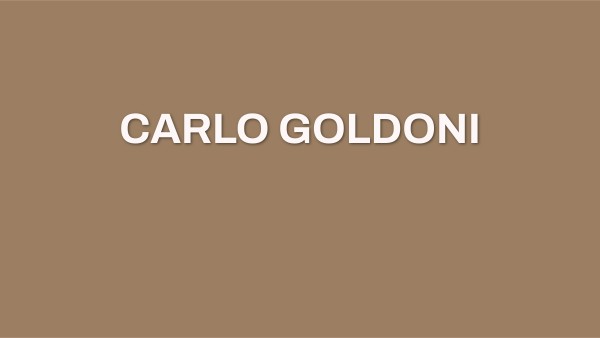Carlo Goldoni - La Locandiera | Genially