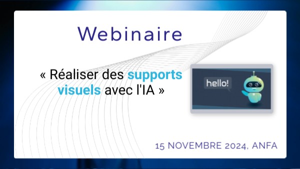 Supports visuels et IA - ANFA | Genially