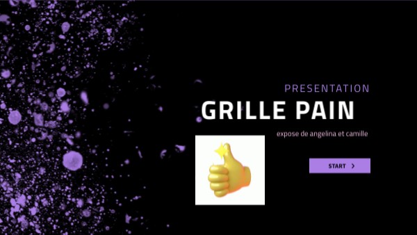 Présentation grille pain | Genially