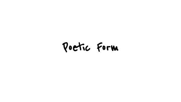 Poetic Form