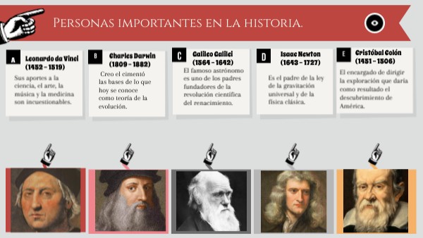 Match Famous Figures | Genially