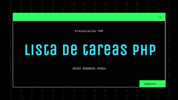 Lista de Tareas PHP | Genially