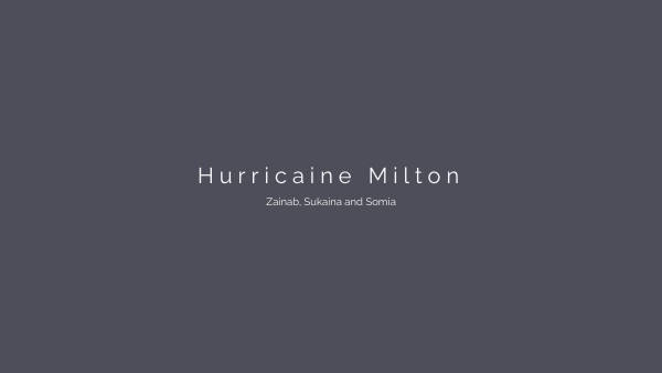 hurricane milton