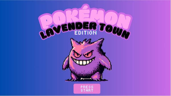 POKEMON LAVENDER TOWN
