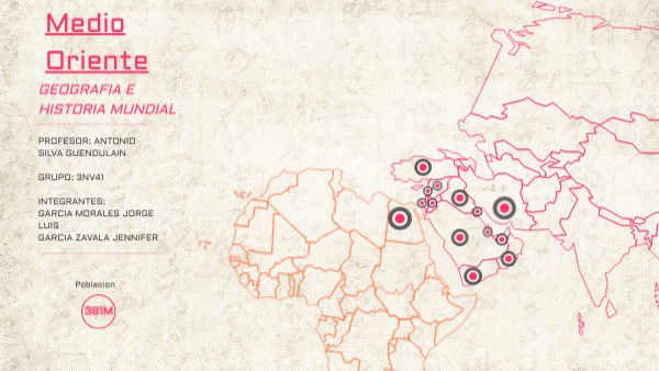 MAPA Medio Oriente | Genially