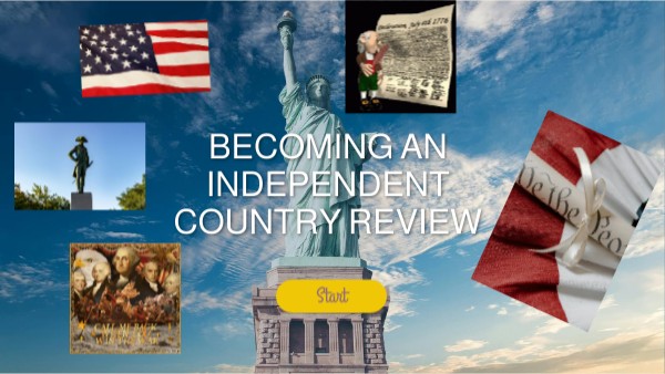 Becoming an Independent Nation Escape Room | Genially