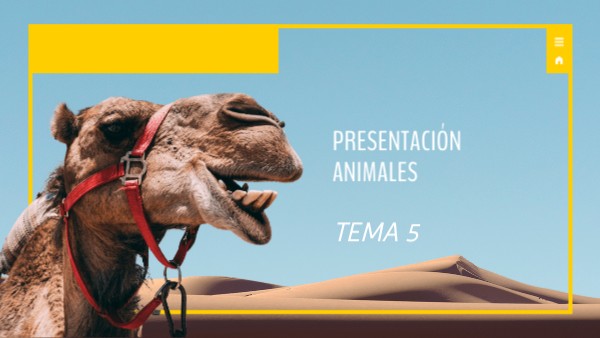 PRESENTACIÓN ANIMALES