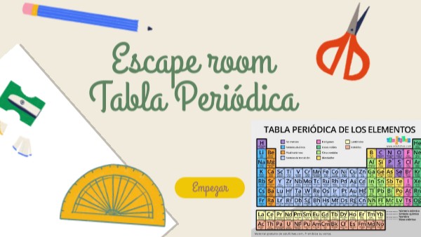 Escape Room Tabla Periódica | Genially