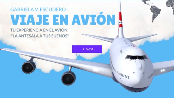 PRESENTACIÓN VIAJE EN AVIÓN | Genially
