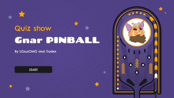 Quiz Gnar Pinball Dudex | Genially