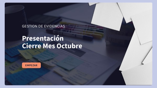 Cierre de mes Octubre | Genially