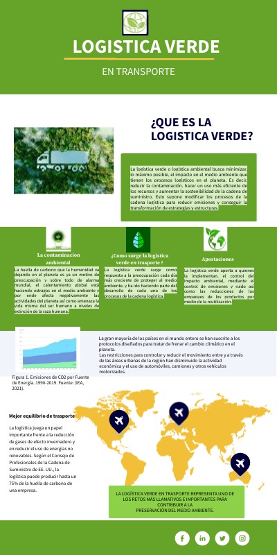 Logística verde en transporte