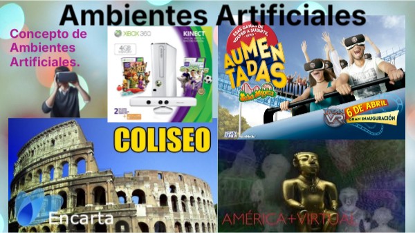Imagen interactiva ambientes artificiales