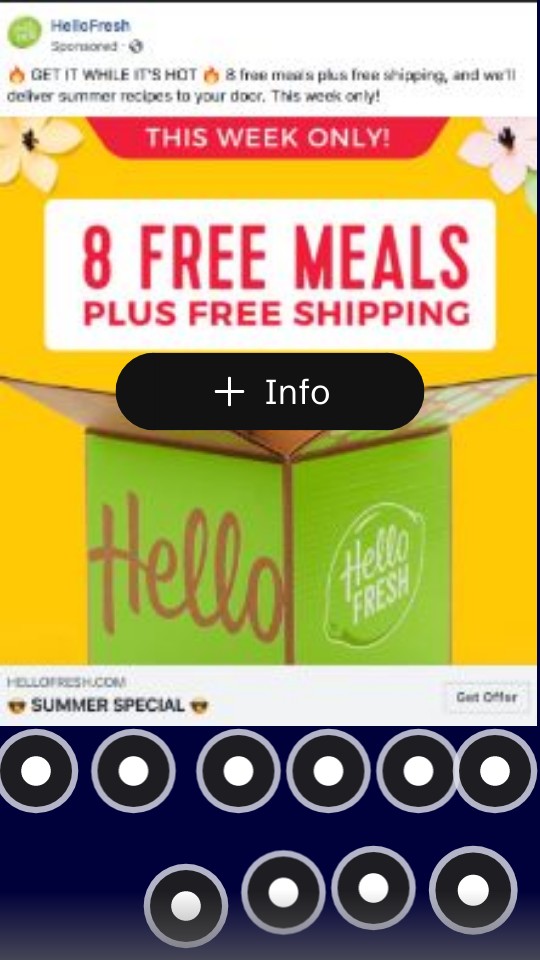 Hello Fresh ad annotations | Genially