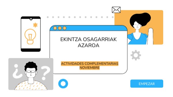 EKINTZA OSAGARRIAK - AZAROA