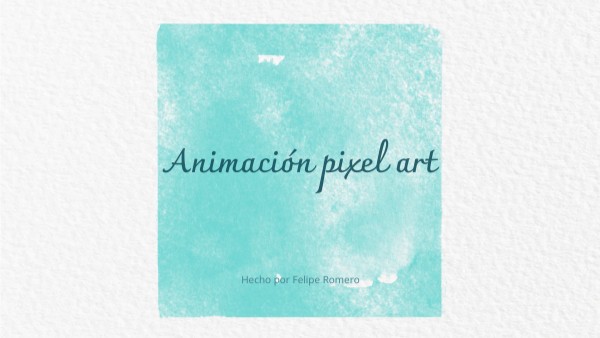 Animación Pixel Art