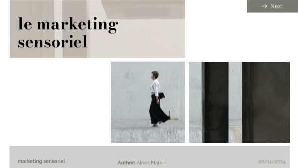 Le marketing sensoriel | Genially