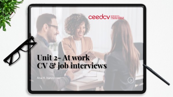 Mi colaboración: JOB INTERVIEW (Tast 1. Part 3)