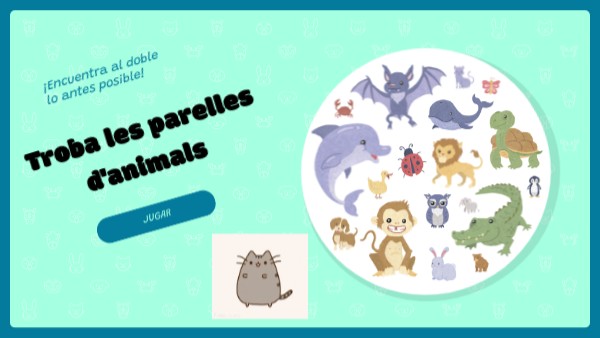 Juego "Dobles" animales