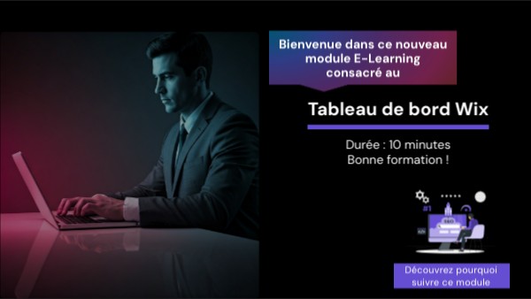 Tableau de bord Wix | Genially