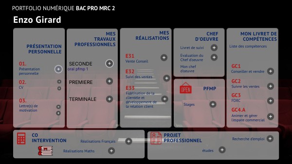 Portfolio - Bac pro MRC