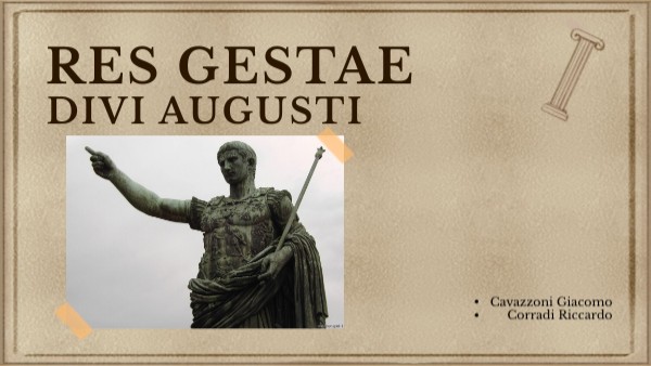Res gestae divi augusti