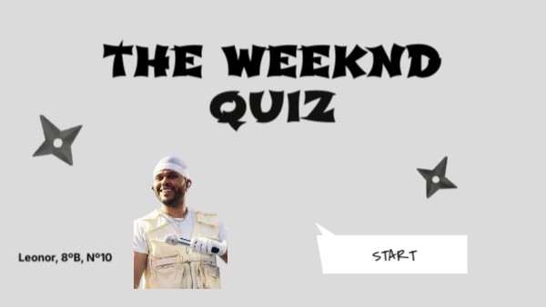 The weeknd quiz | Genially