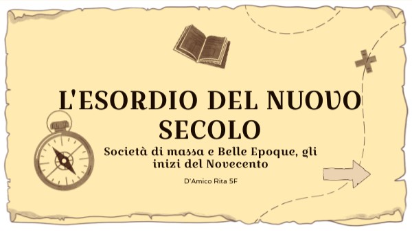 ESORDIO DEL NUOVO SECOLO