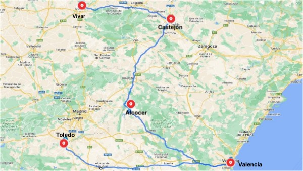 Mapa del Cid interactivo