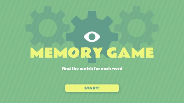 Gardening Memory Game | Genially