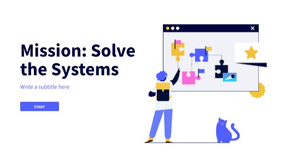 Solve the Systems | Genially