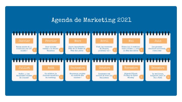 AGENDA DE MARKETING 2021