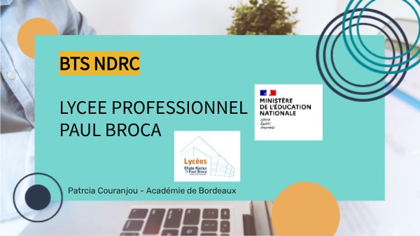BTS NDRC Présentation tuteur/ élève E4 | Genially