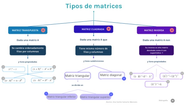 Tipos de matrices