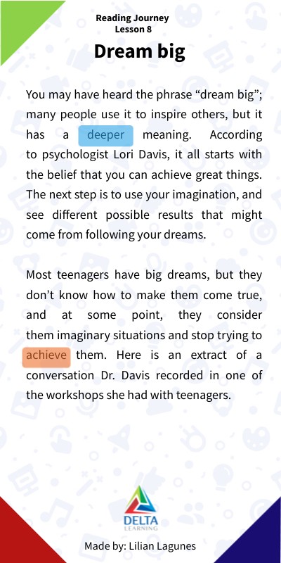 BP4 MCC - Reading Journey L8 | Genially