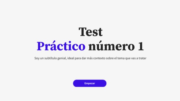 Quiz Interactivo básico