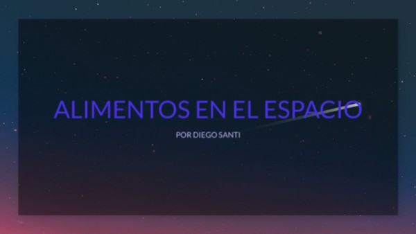 alimentos en el espacio AACC