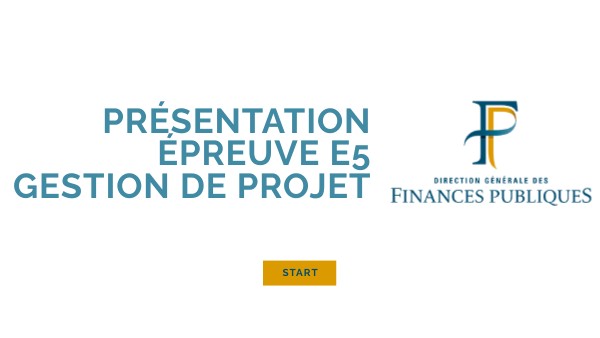 E5 dématérialisation Gestion de projet | Genially