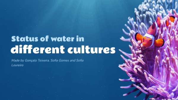 English presentation: Water | Genially