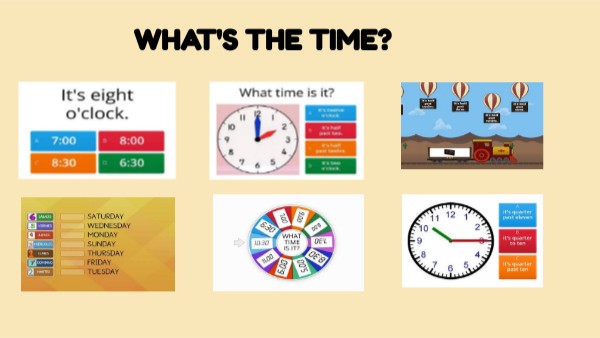 WHAT'S THE TIME? | Genially