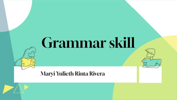 Grammar Skill | Genially